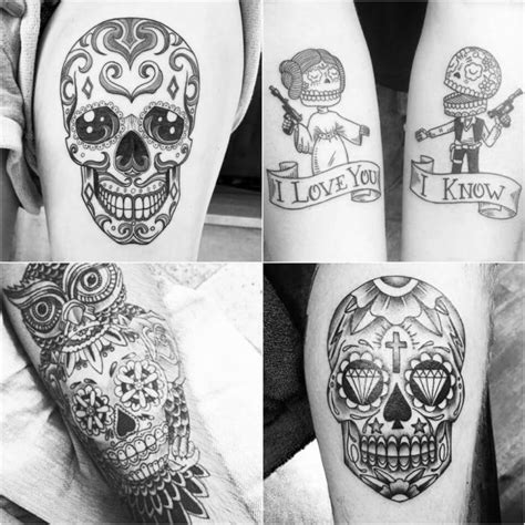 Mexican Sugar Skull Tattoos Calavera Ink Ideas Day Of The Dead