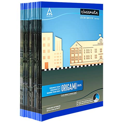 Buy Classmate Origami Soft Cover Exercise Notebook Single Line 168