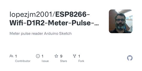 Github Lopezjm2001 Esp8266 Wifi D1r2 Meter Pulse Reader Meter Pulse