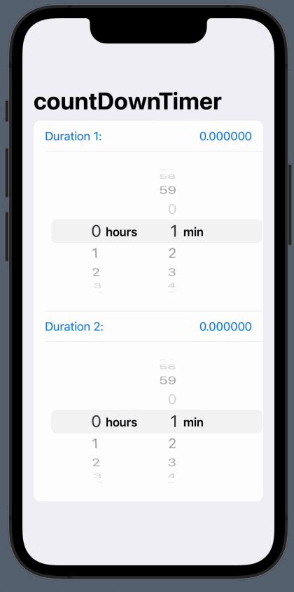 Inline Expand And Collapse Uidatepicker As Countdowntimer In Swiftui Stack Overflow