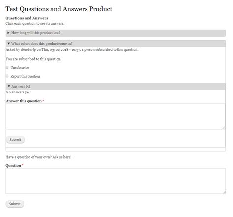 entity questions and answers