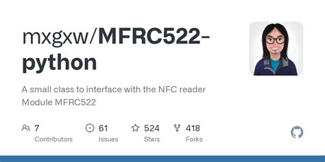 GitHub Mxgxw MFRC522 Python A Small Class To Interface With The NFC
