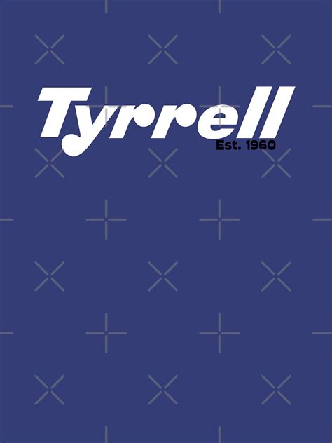 Tyrrell Racing Retro F1 White Version T Shirt For Sale By Mkd1 Redbubble Tyrrell T