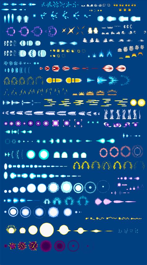 Dbz Effects Sprites Jeremy S Gallery Super Saiyan Aura Sprites Make Asprite Sheet Effect