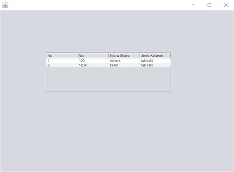 Cara Menampilkan Data Dari Database Pada Java