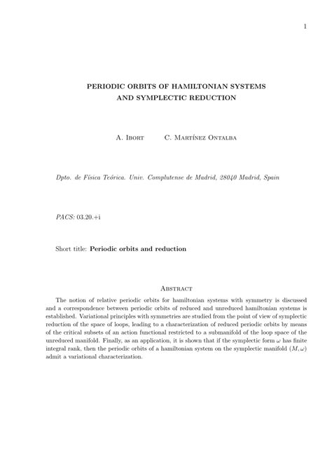 Pdf Arnolds Conjecture And Symplectic Reduction