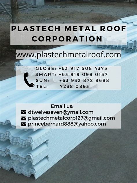 Upvc Plastech Metal Roof Commercial And Industrial Construction