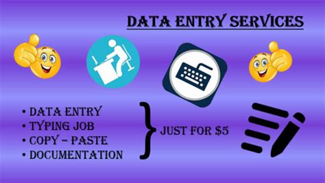 Do Data Entry Fast And Accurately By Cyberpluto577 Fiverr