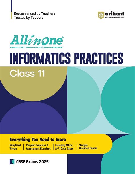 All In One Informatics Practices Class 11 For Cbse Exams 2025 Goyals