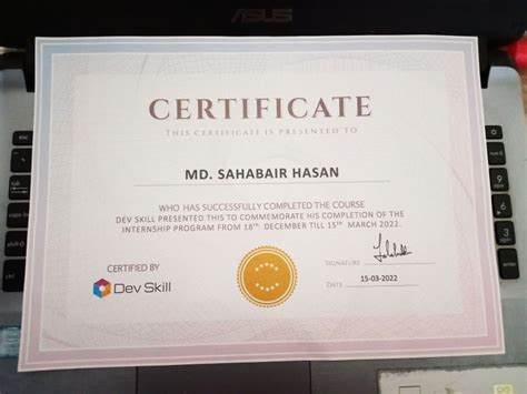 Md Sahabir Hasan On Linkedin Devskill Development Learning Internship Skillsdevelopment