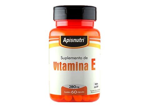 Vitamina E Tocoferol 60 Cápsulas Apisnutri Com O Melhor Preço é