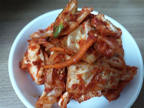 새콤달콤 맛있는 양배추김치 만들기~