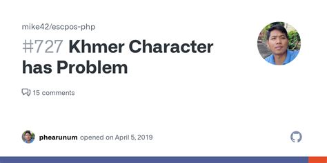 khmer character has problem · issue 727 · mike42 escpos php · github