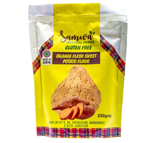 Samwa Orange Flesh Sweet Potato Flour250g Healthwise Hypermarket