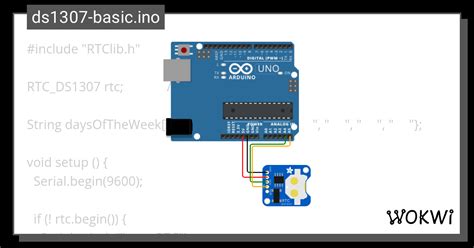 Ds1307 Wokwi Esp32 Stm32 Arduino Simulator