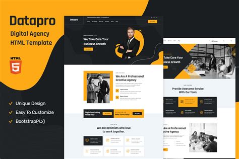 Datapro Creative Agency Html Template Prime Access