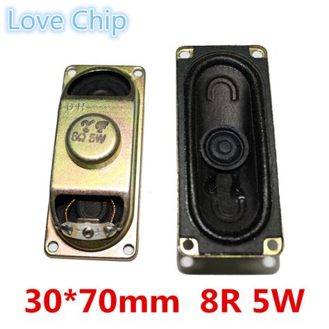 Lcd 모니터 및 Tv 스피커 혼 5 W 8r 3070 라우드 스피커 8 옴 5 와트 30x70mm 두께 17mm 라우드