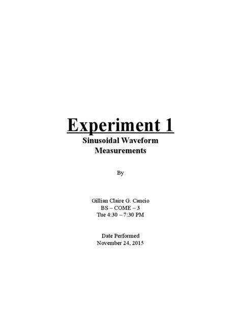 PDF Sinusoidal Waveform Measurements DOKUMEN TIPS