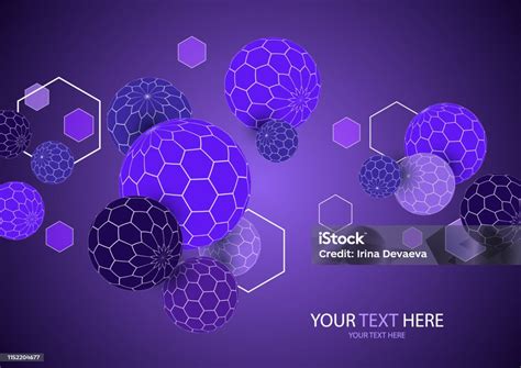 밝은 기하학적 3d 구 모양 육각형 질감 배경입니다 3차원 형태에 대한 스톡 벡터 아트 및 기타 이미지 3차원 형태 가리기