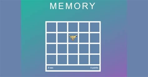 How To Create A Memory Game Using Html Css And Javascript