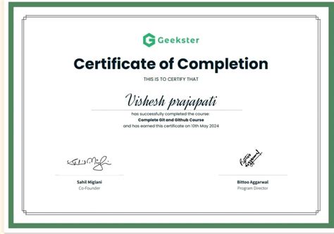 Vishesh Kumar Prajapati On Linkedin Hi Everyone I Have Successfully Completed My Git And Github