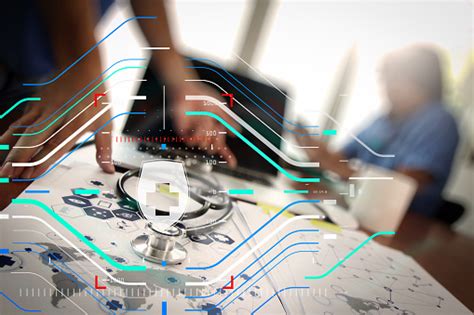 의료 작업 영역 사무실과 개념으로 서 의료 네트워크 미디어 다이어그램에 랩톱 컴퓨터를 사용 하는 팀 의사 개념에 대한 스톡 사진 및 기타 이미지 Istock