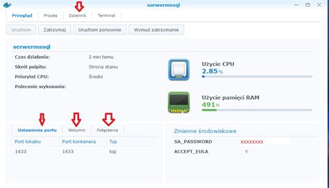 Synology Docker Mssql • Dsp Systems