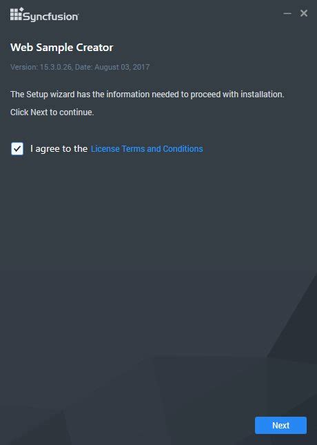 Step By Step Installation Extension Syncfusion