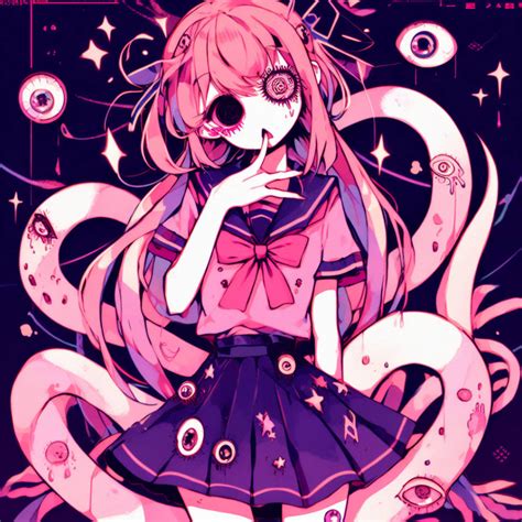 Weirdcore Anime Girl ~ By Koreani972 On Deviantart
