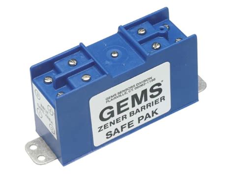 GEMS Sensors 54805 54800 Series Dual Channel Zener Barriers SAFE PAKS TEquipment