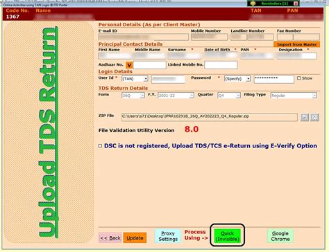 Easy To Upload Tds Return With Dsc By Gentds Software