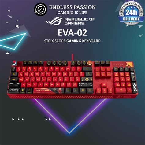 ROG Strix Scope RX EVA Edition RX Red Computers Tech Parts Accessories Computer