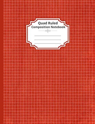 quad ruled notebook quad ruled composition notebook graph paper for math science drawing
