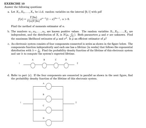 Solved EXERCISE Answer The Following Questions A Let Chegg Com