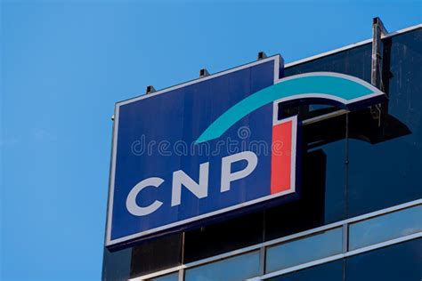 Sign With The Logo Of The French Company Cnp Assurances Editorial Photo