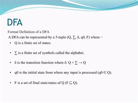 Formal Languages And Automata Theory Unit 1 Pdf