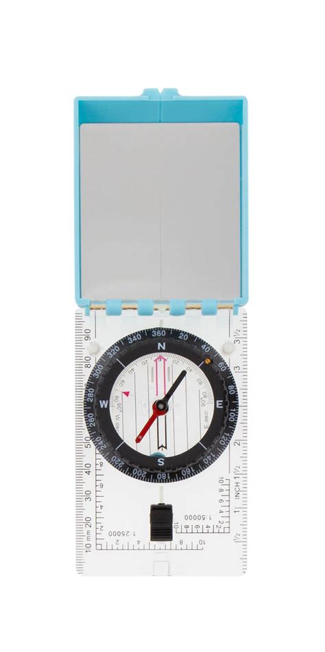 Adjustable Declination Folding Map Compass Bushtukah