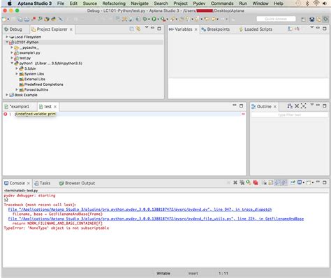 Configuration Running Python Locally In Aptana Studio 3 Stack Overflow