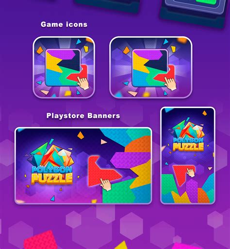 Polygon Puzzle Game Ui Ux Behance Polygon Puzzle Game Ui Ux Behance
