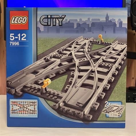 堅実な究極の LEGO 7996 Train Rail Crossing for RC Trains RCトレイン用 クロッシングレール