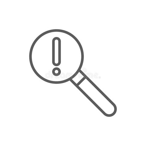 A Magnifying Glass Icon Stock Illustration Illustration Of Number 264129678