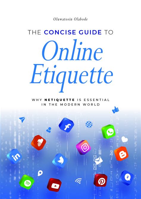 Buy The Concise Guide To Online Etiquette Why Netiquette Is Essential