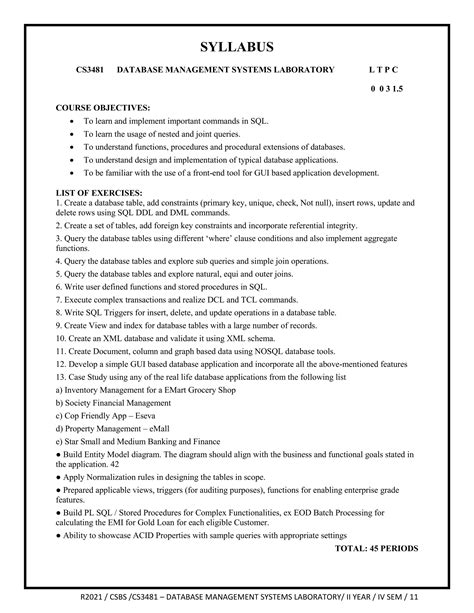 Final Dbms Manual 2pdf Final Lab Manual Pdf