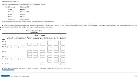 Solved Perpetual Inventory Using FIFO Chegg Com