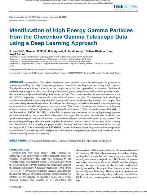 Identification Of High Energy Gamma Particles From The Cherenkov Gamma Telescope Data Using A