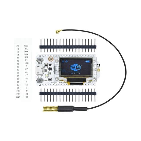 electronikz 2pcs 433mhz sx1278 esp32 lora 0 96 inch blue oled display