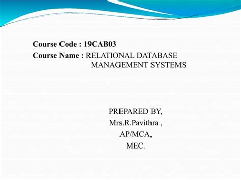 Rdbms Queries To Download All Queries To Pptx
