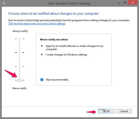 Enable Or Disable User Account Control UAC In Windows 10 8 7