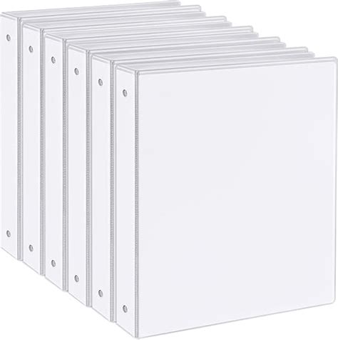 1 Inch Binders 3 Ring Basic Binder With 2 Interior Pockets Assorted Bright