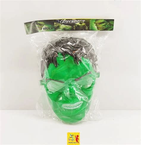 خرید و قیمت پک عمده اسباب بازی ماسک شخصیت کارتنی هالک 12تایی ترب